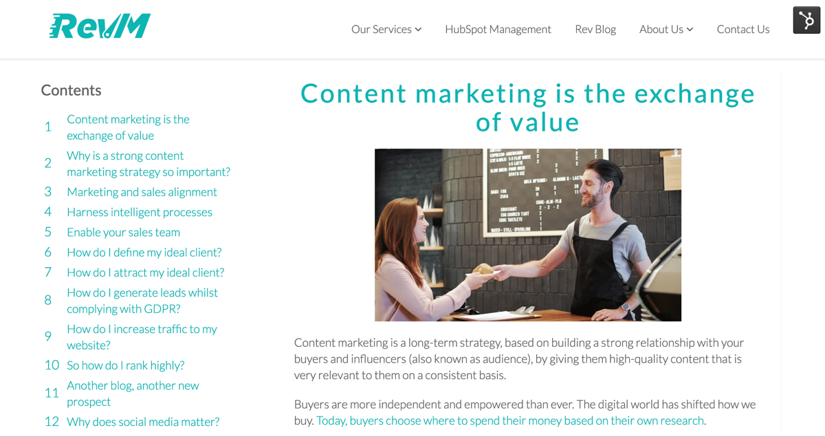 A Definitive Guide to HubSpot Pillar Pages | Blog | RevM